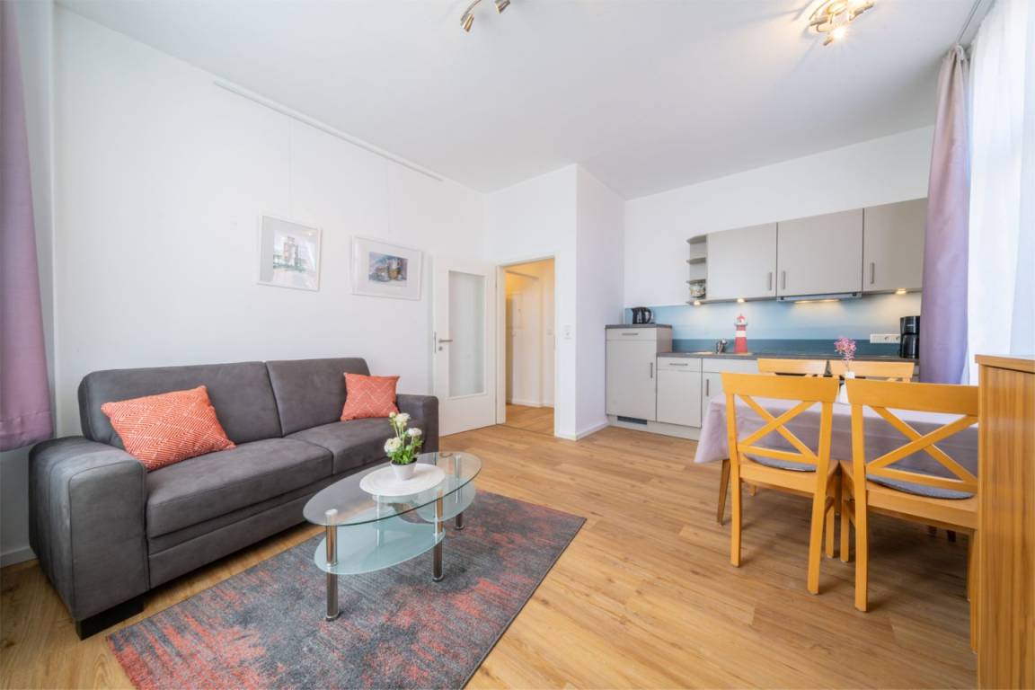 40 M² Appartement ∙ 1 Slaapkamer ∙ 2 Gasten - Borkum