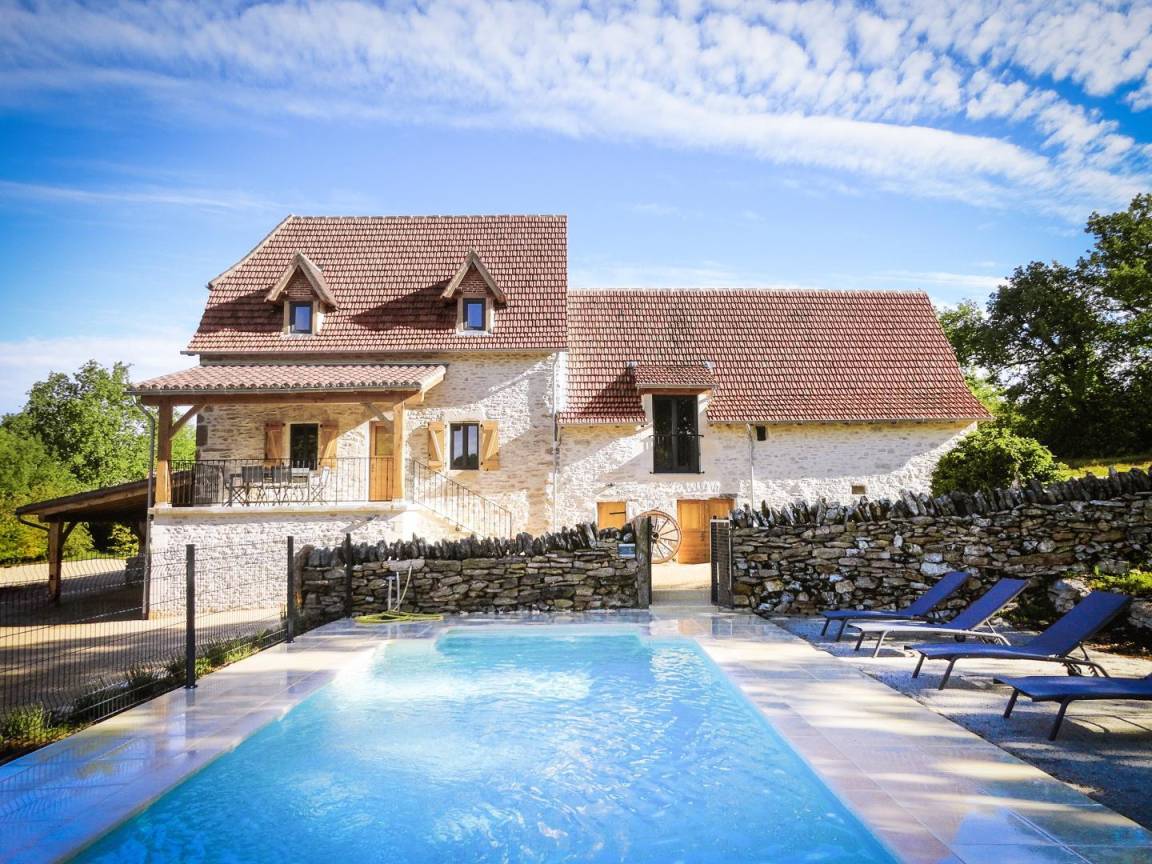 140 M² Gîte ∙ 3 Chambres ∙ 6 Personnes - Cajarc