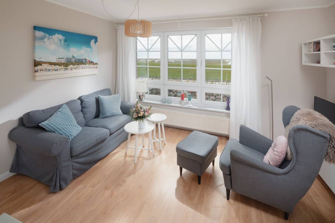 60 M² Ferienwohnung ∙ 2 Schlafzimmer ∙ 4 Gäste - Juist