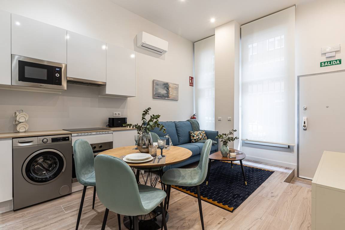 50 M² Studio Flat ∙ 4 Guests - Madrid