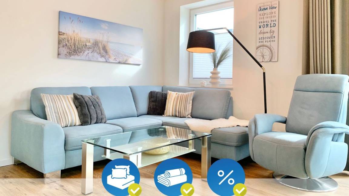 114 M² Ferienhaus ∙ 3 Schlafzimmer ∙ 6 Gäste - Butjadingen