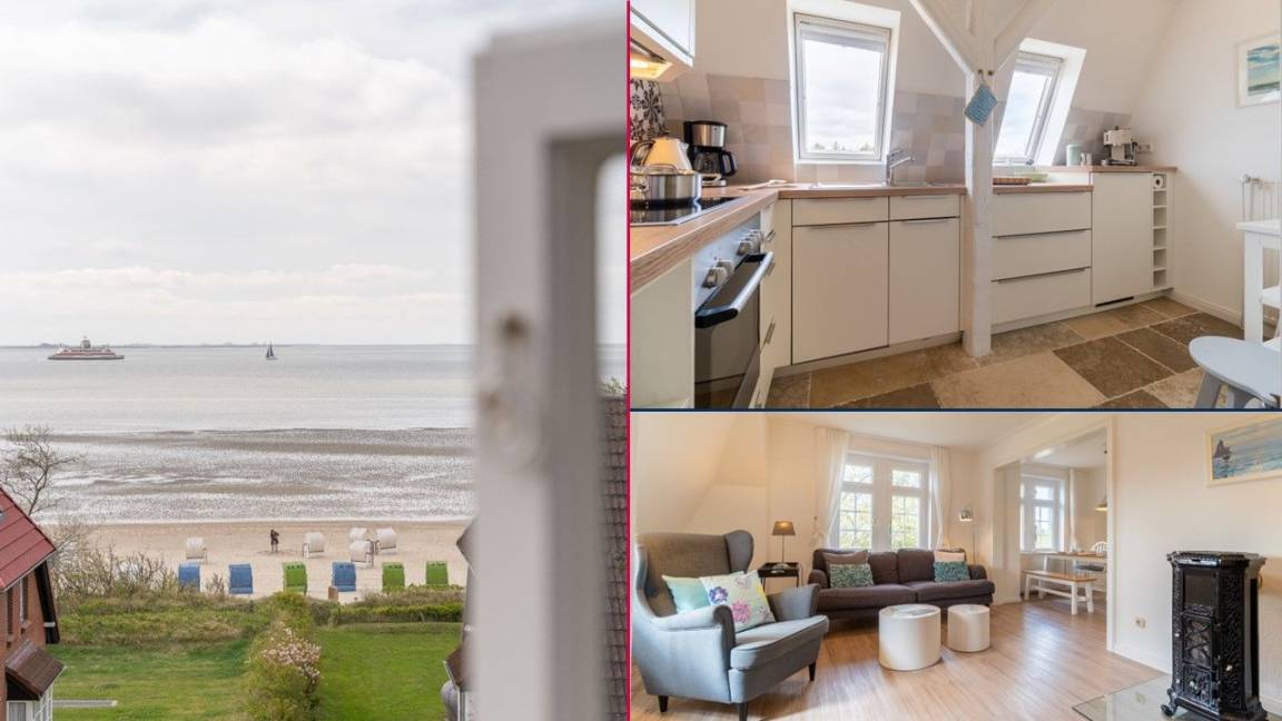 70 M² Ferienwohnung ∙ 2 Schlafzimmer ∙ 3 Gäste - Amrum