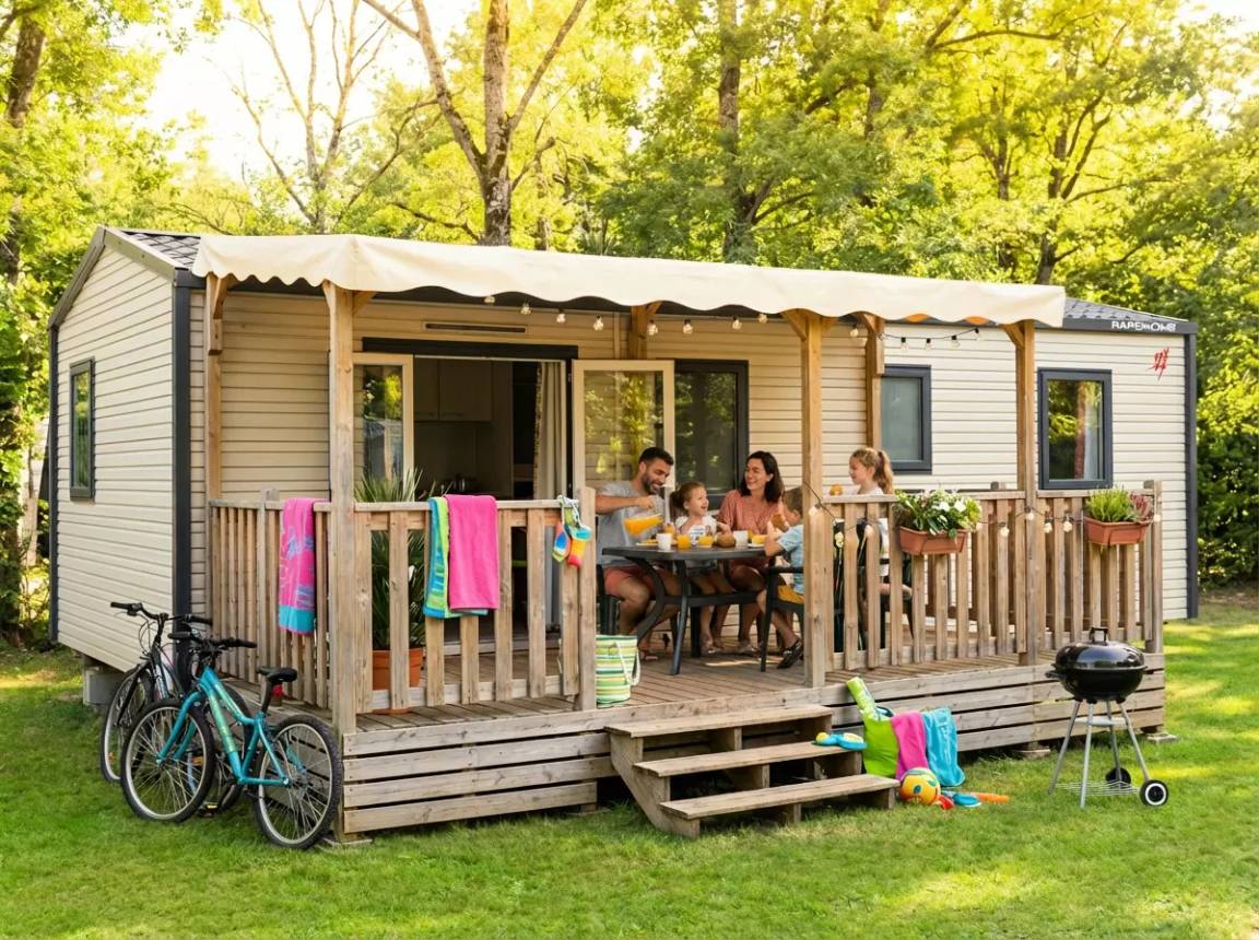 35 M² Mobil-home ∙ 3 Chambres ∙ 6 Personnes - Auvergne