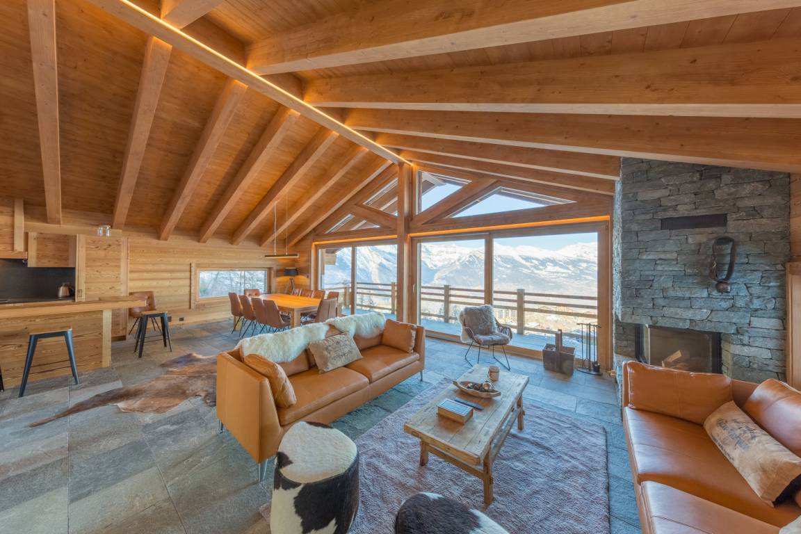 250 M² Chalet ∙ 5 Slaapkamers ∙ 12 Gasten - Nendaz