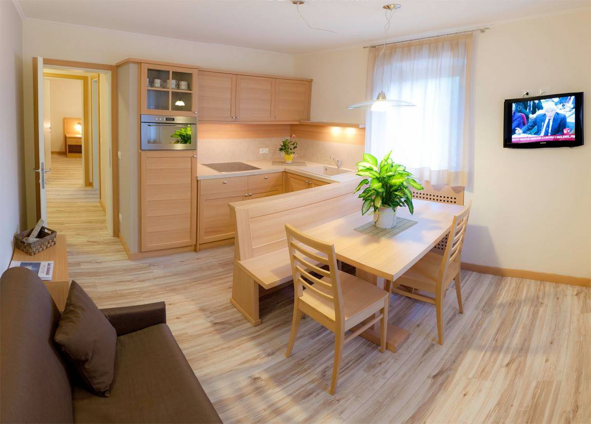 32 M² Ferienwohnung ∙ 1 Schlafzimmer ∙ 4 Gäste - Alleghe