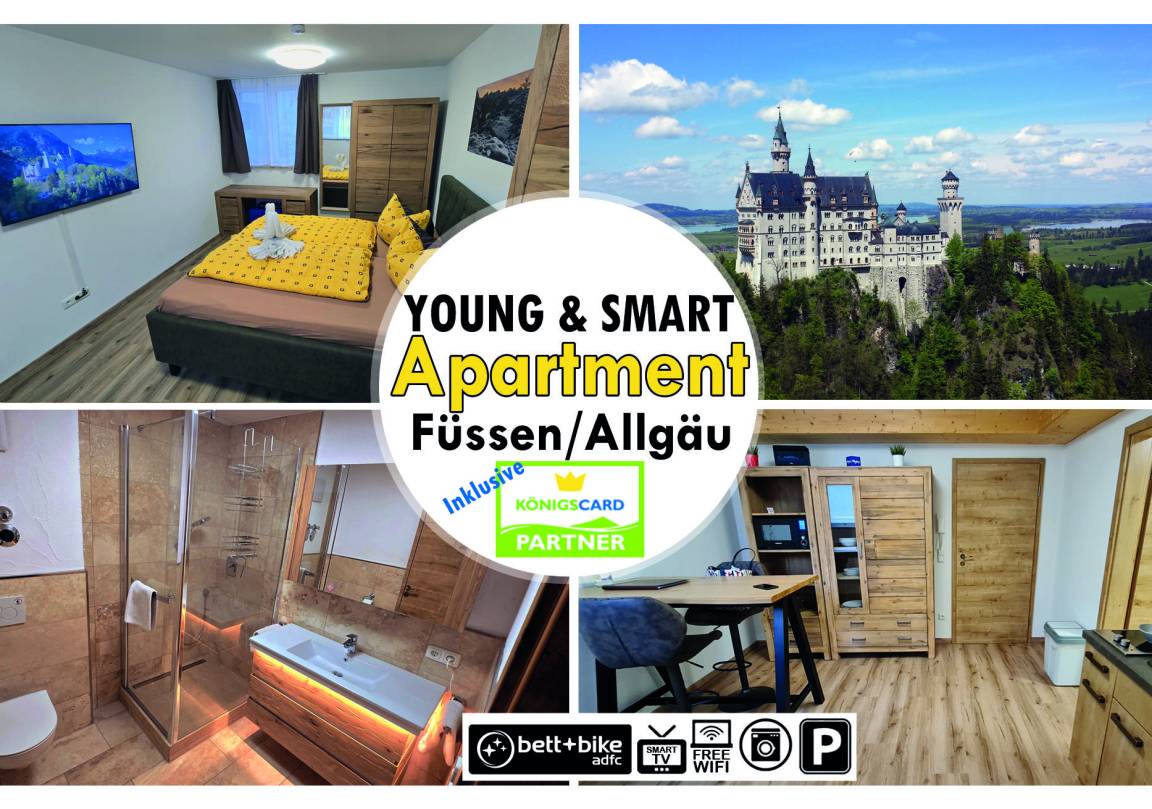 35 M² Ferienwohnung ∙ 2 Gäste - Hopferau