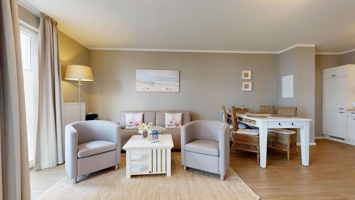 55 M² Ferienwohnung ∙ 1 Schlafzimmer ∙ 4 Gäste - Binz