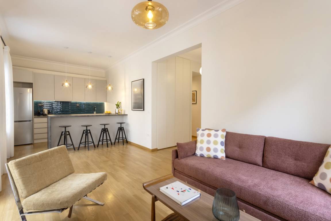 71 M² Appartement ∙ 2 Chambres ∙ 5 Personnes - Athènes