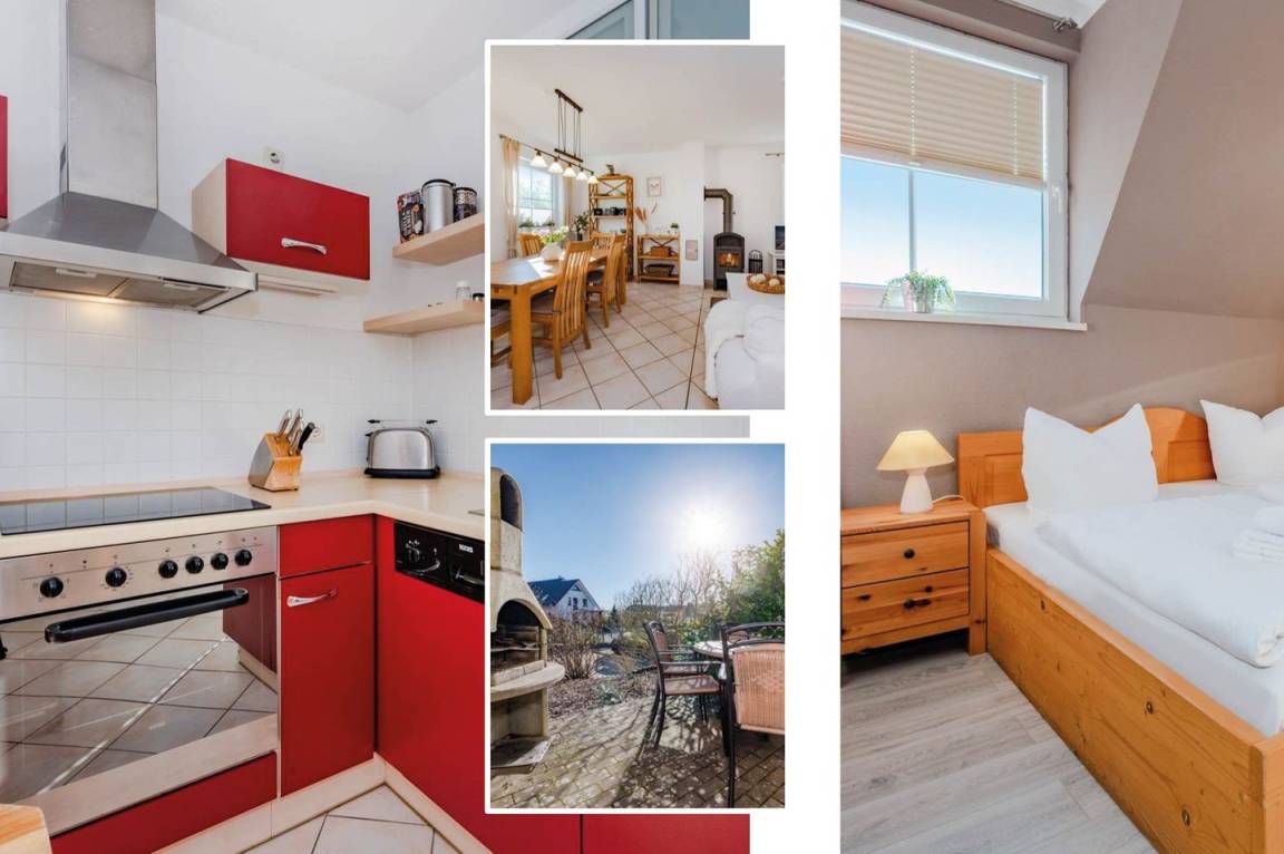 90 M² Ferienhaus ∙ 3 Schlafzimmer ∙ 6 Gäste - Korswandt