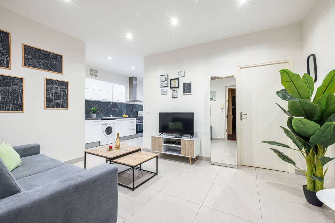 37 M² Appartement ∙ 1 Chambre ∙ 4 Personnes - Plage de la Réserve - Nice