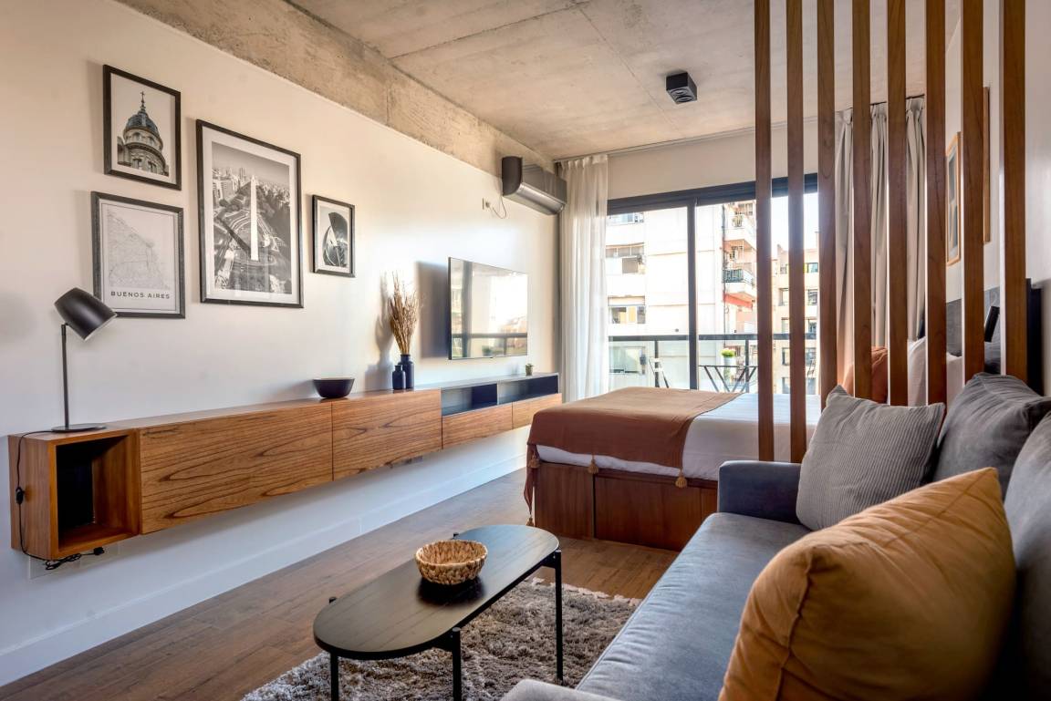 38 M² Studio Flat ∙ 1 Bedroom ∙ 2 Guests - Buenos Aires Aeroparque Jorge Newbery (AEP)