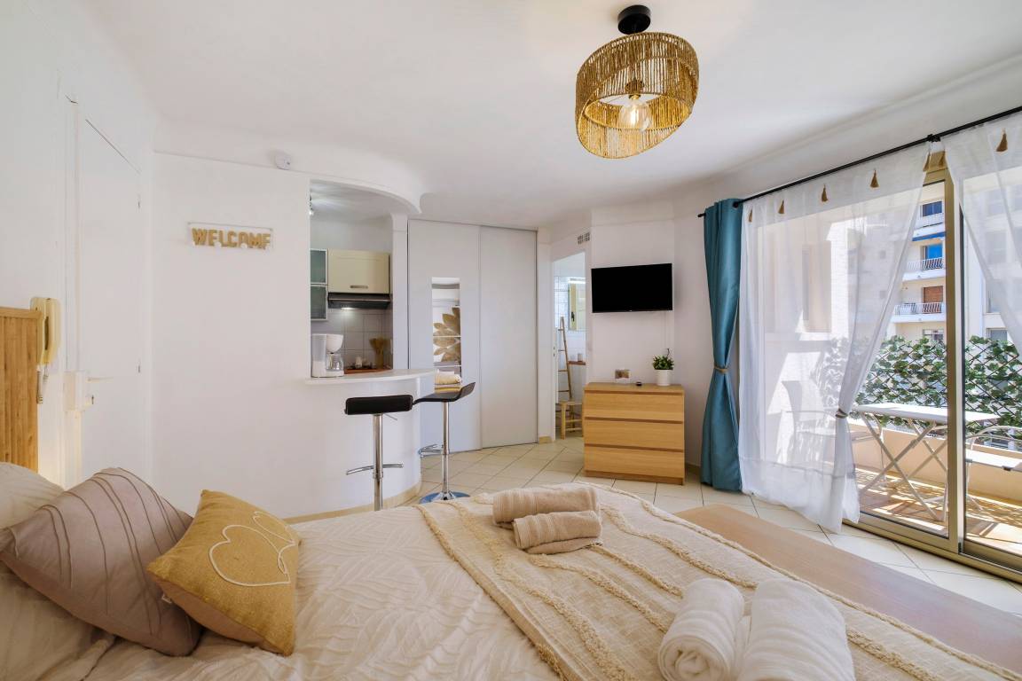 26 M² Studio Flat ∙ 1 Bedroom ∙ 2 Guests - Cannes