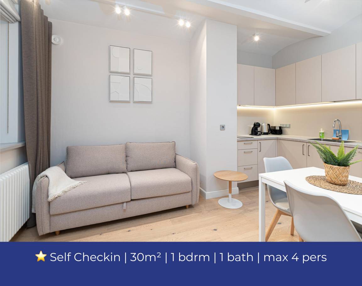 30 M² Apartment ∙ 1 Bedroom ∙ 4 Guests - Riga