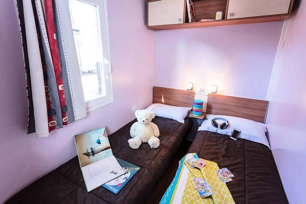 28 M² Mobilheim ∙ 2 Schlafzimmer ∙ 4 Gäste - Quinson