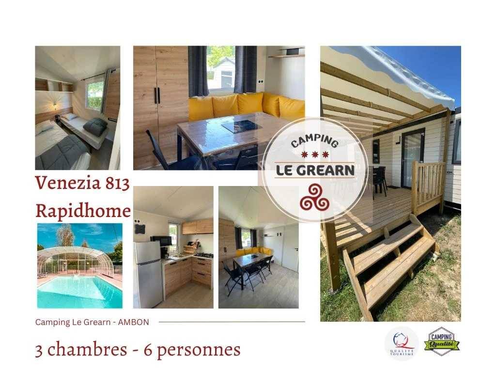 30 M² Camping ∙ 3 Chambres ∙ 6 Personnes - Billiers
