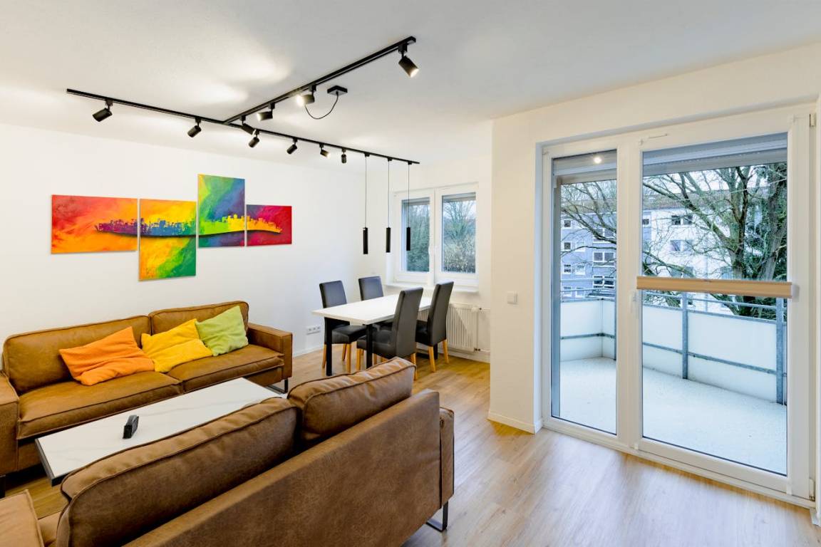 60 M² Appartement ∙ 2 Chambres ∙ 4 Personnes - Dortmund