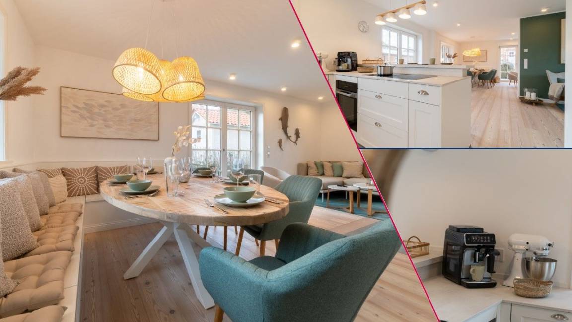 120 M² Ferienhaus ∙ 3 Schlafzimmer ∙ 6 Gäste - Norddorf
