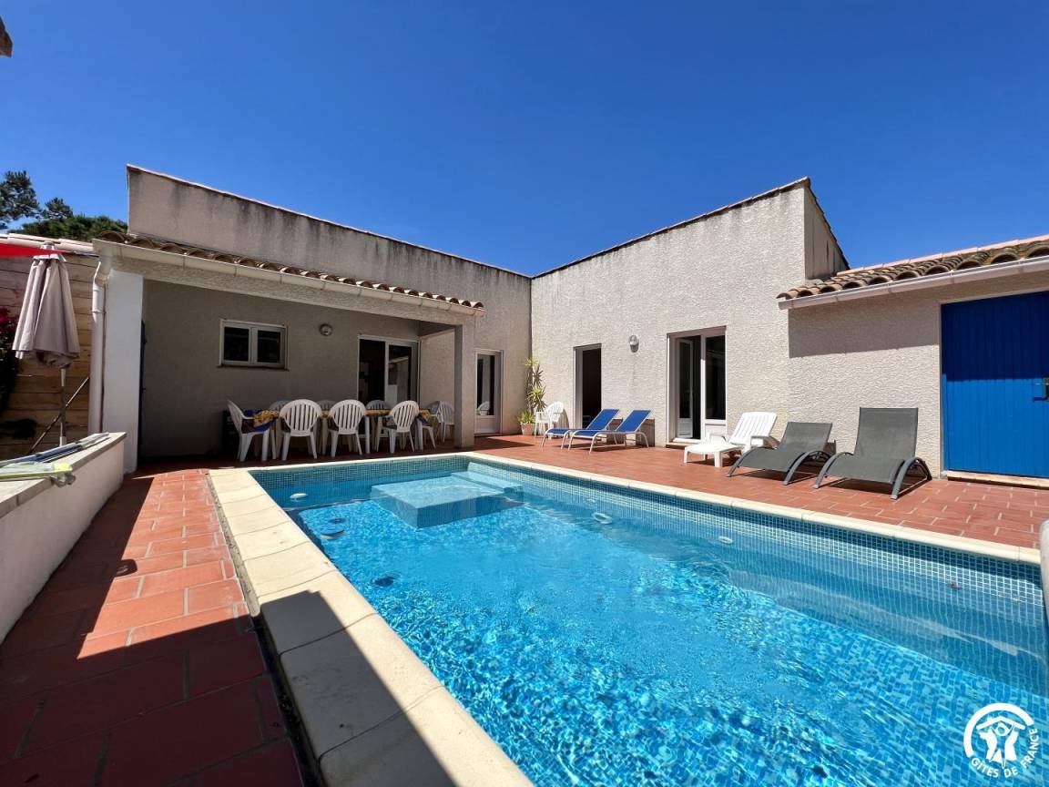 100 M² Gîte ∙ 4 Chambres ∙ 10 Personnes - Réserve Africaine de Sigean