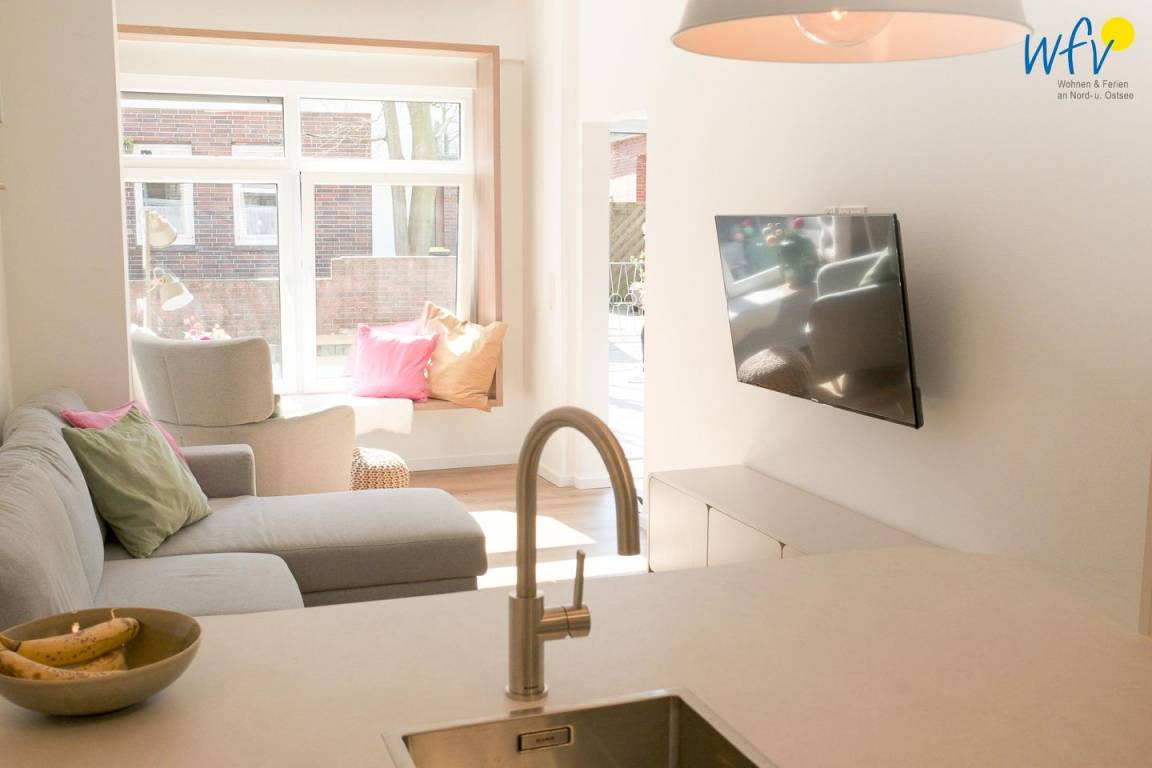 61 M² Appartement ∙ 2 Chambres ∙ 5 Personnes - Borkum