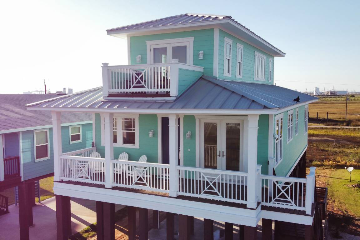 186 M² House ∙ 3 Bedrooms ∙ 8 Guests - Surfside Beach, TX