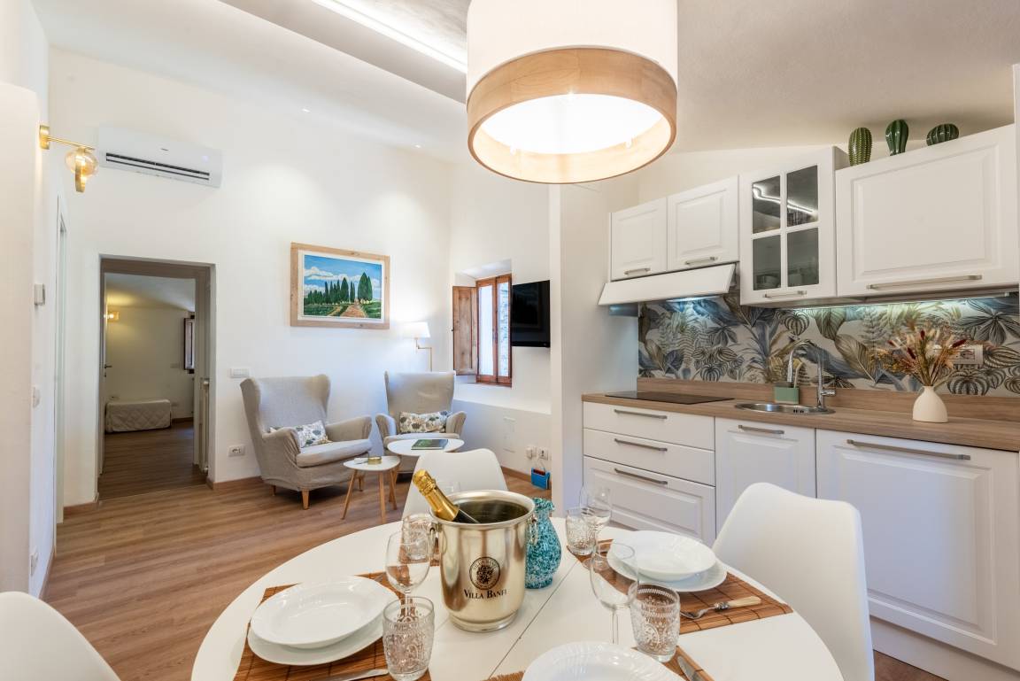60 M² Apartamento ∙ 2 Habitaciones ∙ 5 Huéspedes - San Gimignano