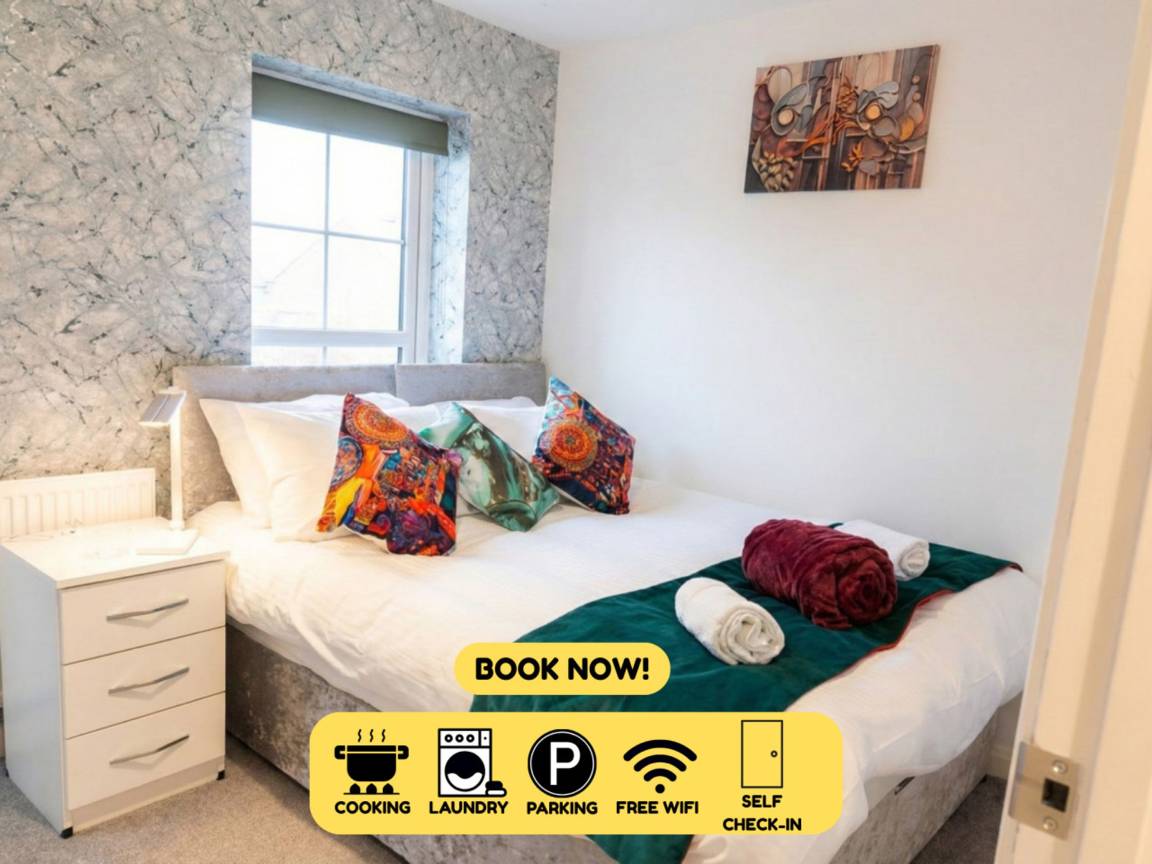 80 M² Apartment ∙ 2 Bedrooms ∙ 8 Guests - Newcastle-under-Lyme