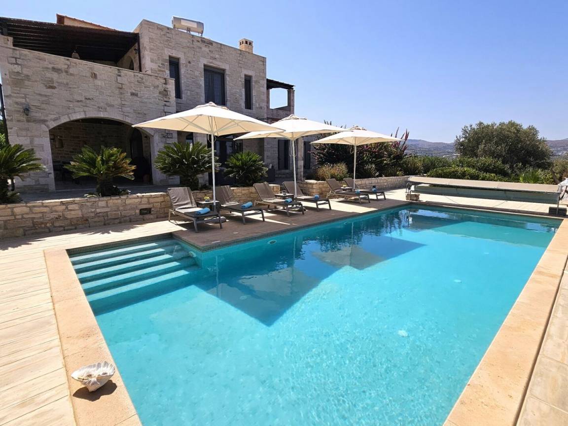 320 M² Villa ∙ 4 Bedrooms ∙ 9 Guests - Ретимно