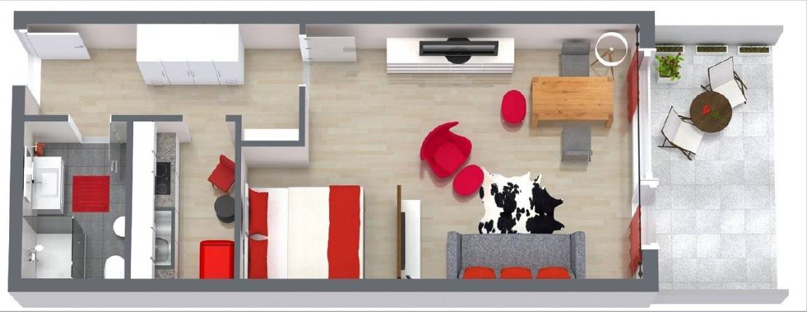 45 平方米 公寓 ∙ 1 Bedroom ∙ 4客人 - 奧伯斯多夫