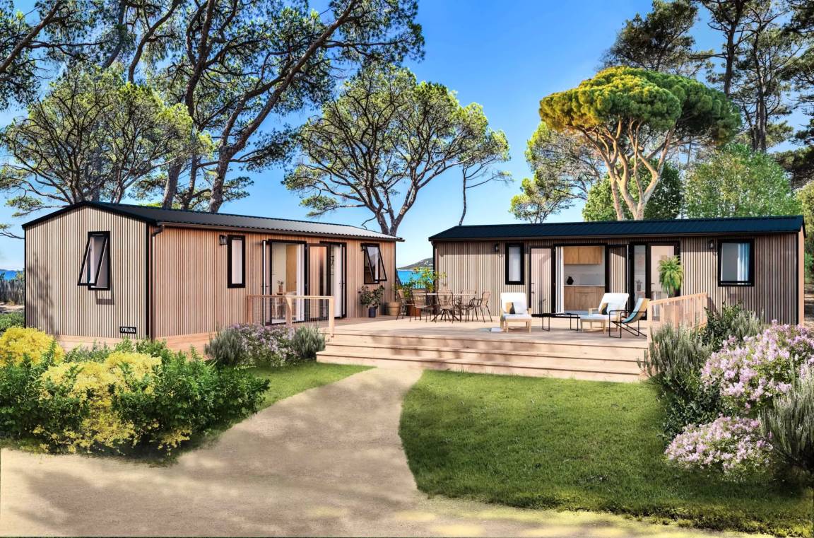 80 M² Mobilheim ∙ 6 Schlafzimmer ∙ 12 Gäste - Gironde