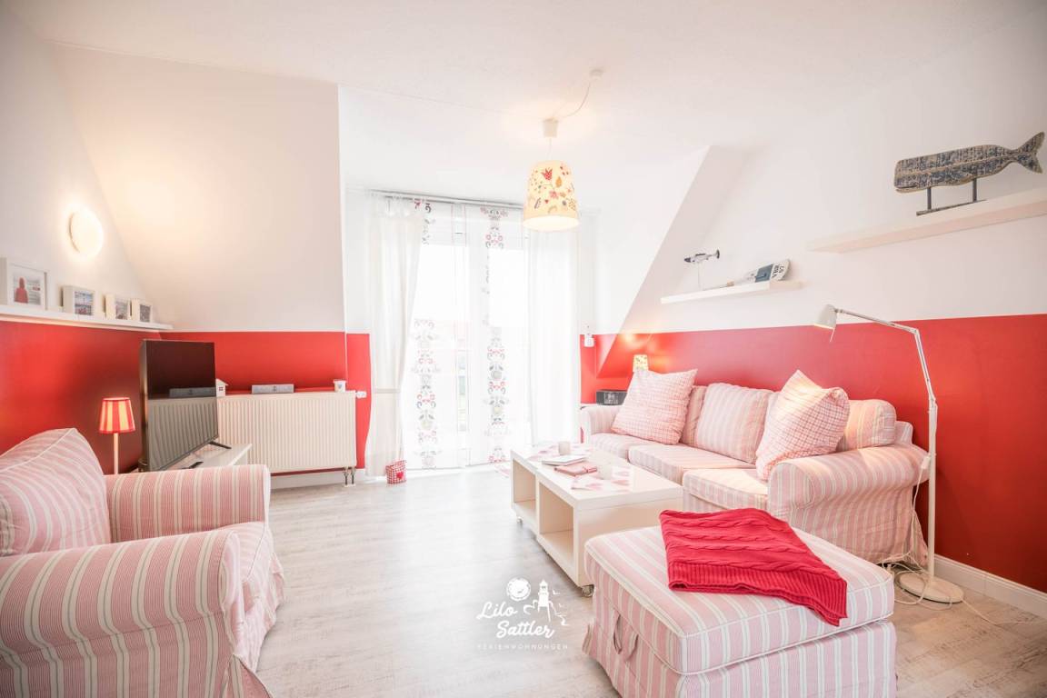 47 M² Ferienwohnung ∙ 1 Schlafzimmer ∙ 2 Gäste - Büsum