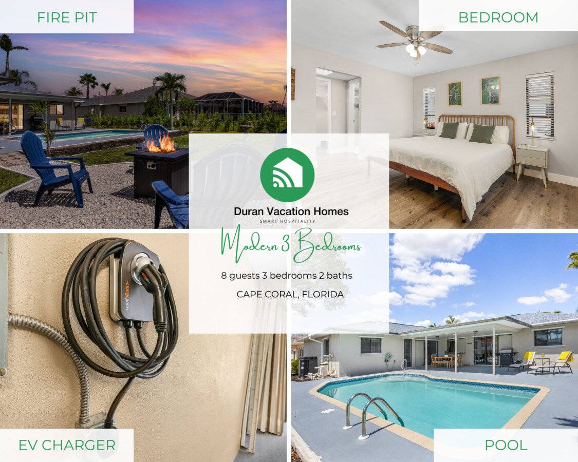 158 M² Villa ∙ 3 Schlafzimmer ∙ 8 Gäste - Cape Coral, FL