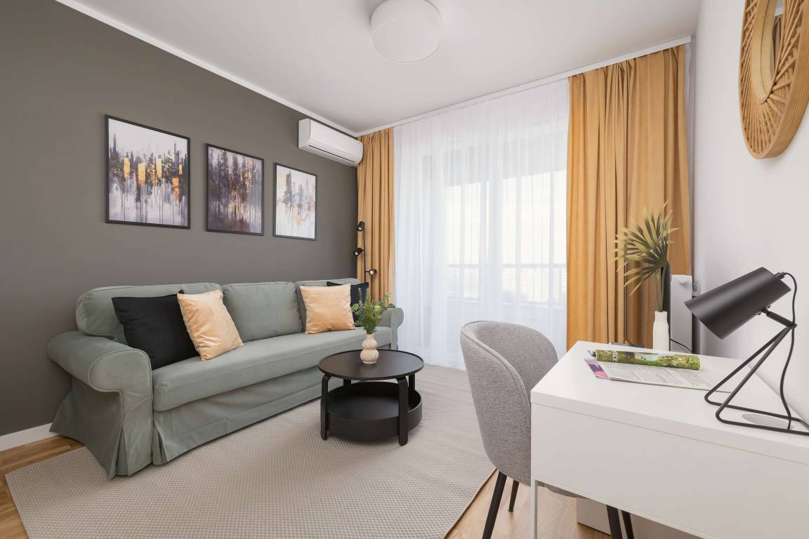44 M² Appartement ∙ 1 Slaapkamer ∙ 4 Gasten - Katowice