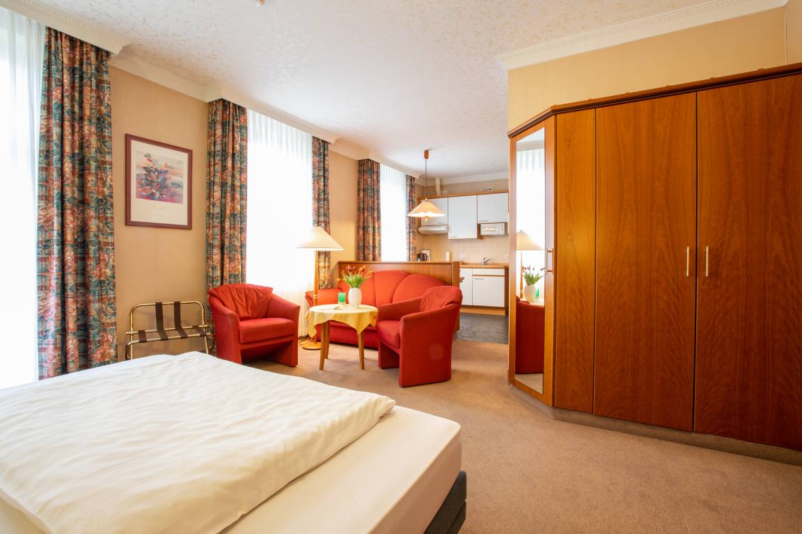 30 M² Ferienwohnung ∙ 1 Schlafzimmer ∙ 4 Gäste - Bad Kissingen