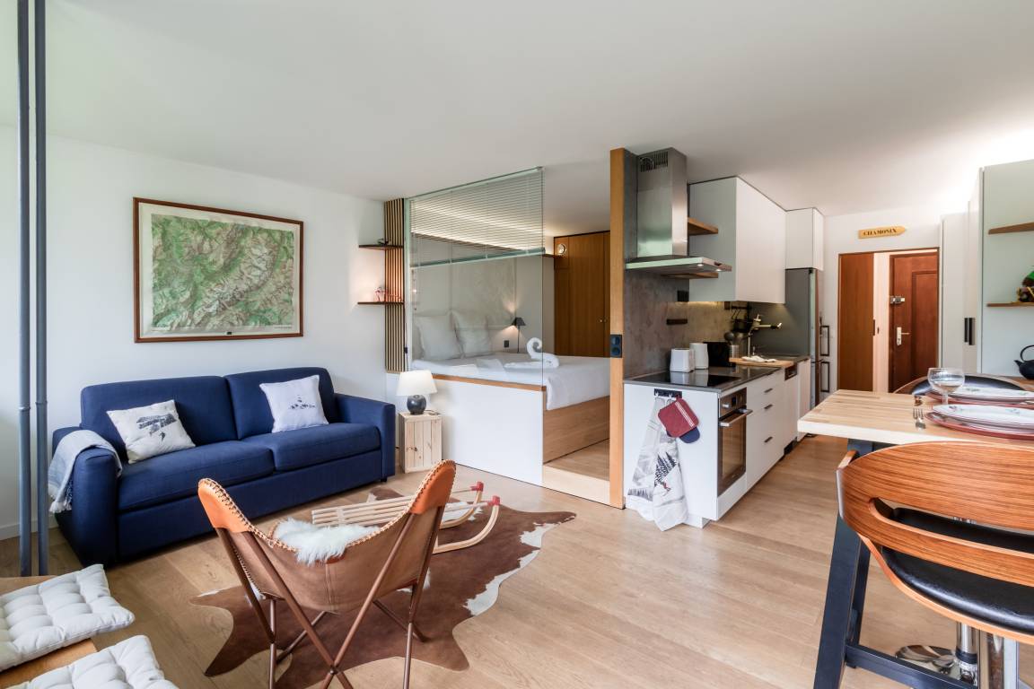 37 M² Apartment ∙ 1 Bedroom ∙ 2 Guests - Argentière