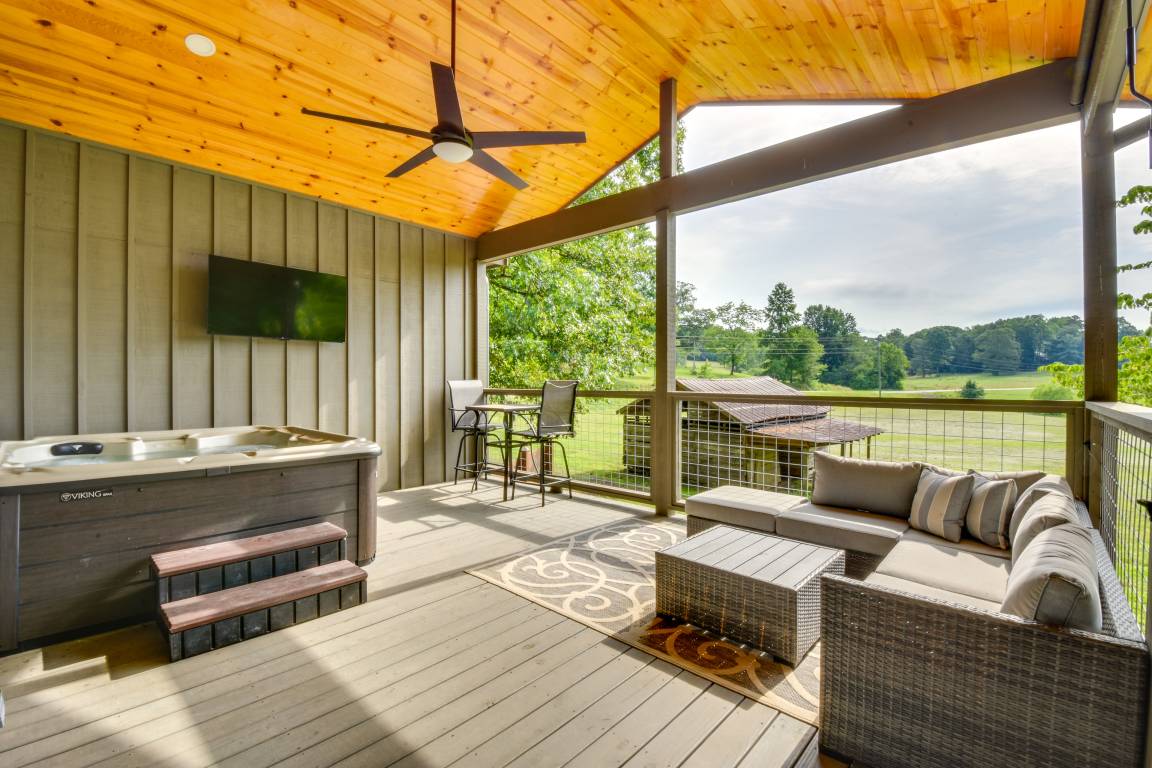 74 M² House ∙ 1 Bedroom ∙ 4 Guests - Clarkesville, GA