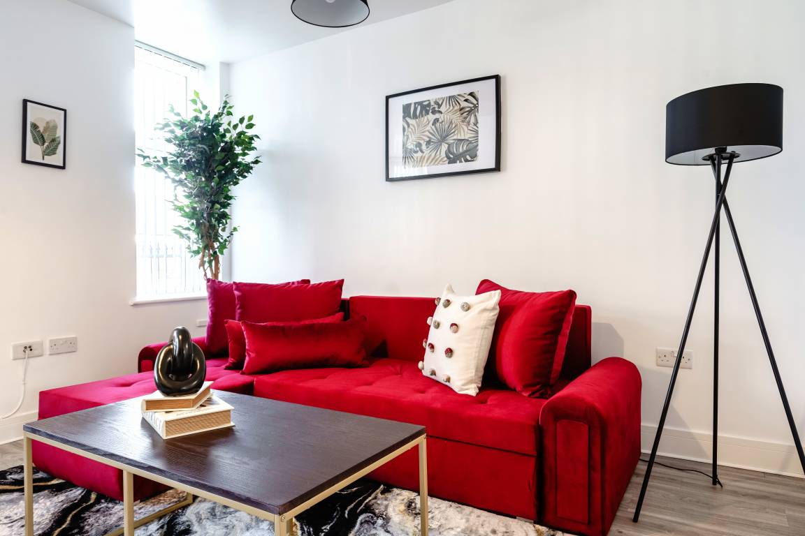 90 M² Apartamento ∙ 2 Habitaciones ∙ 4 Huéspedes - Cardiff
