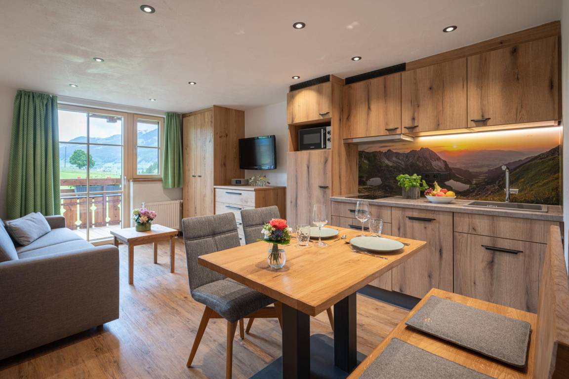 35 M² Ferienwohnung ∙ 1 Schlafzimmer ∙ 2 Gäste - Blaichach