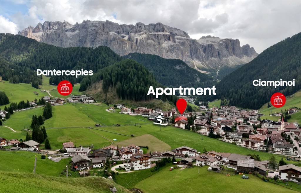 55 M² Apartment ∙ 2 Bedrooms ∙ 5 Guests - Val Gardena
