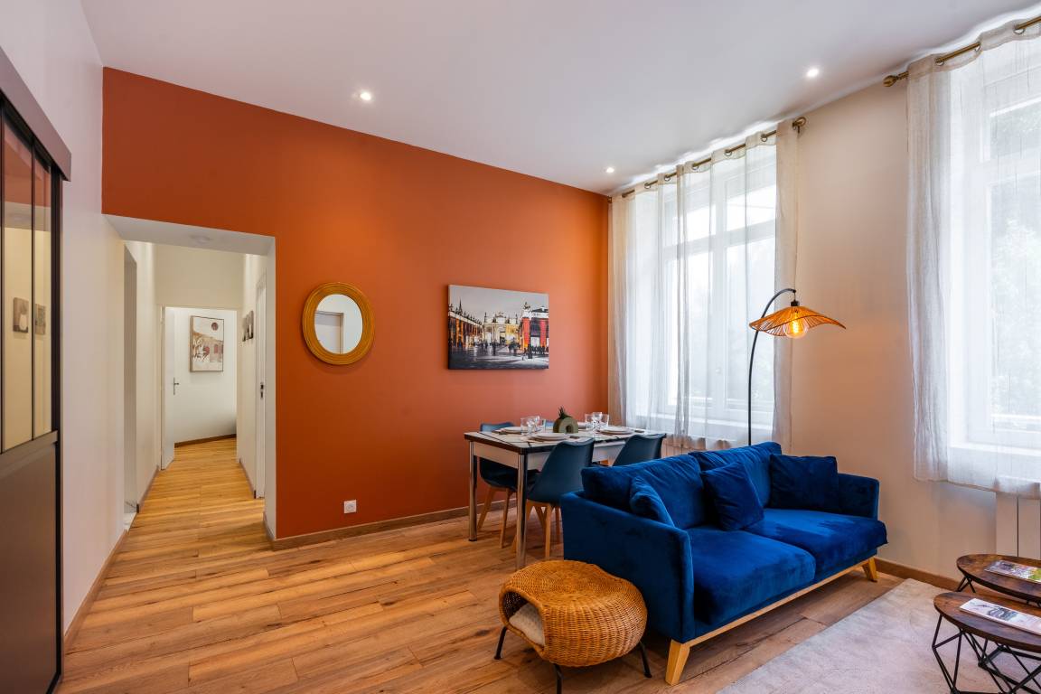 54 M² Appartement ∙ 2 Chambres ∙ 4 Personnes - Nancy