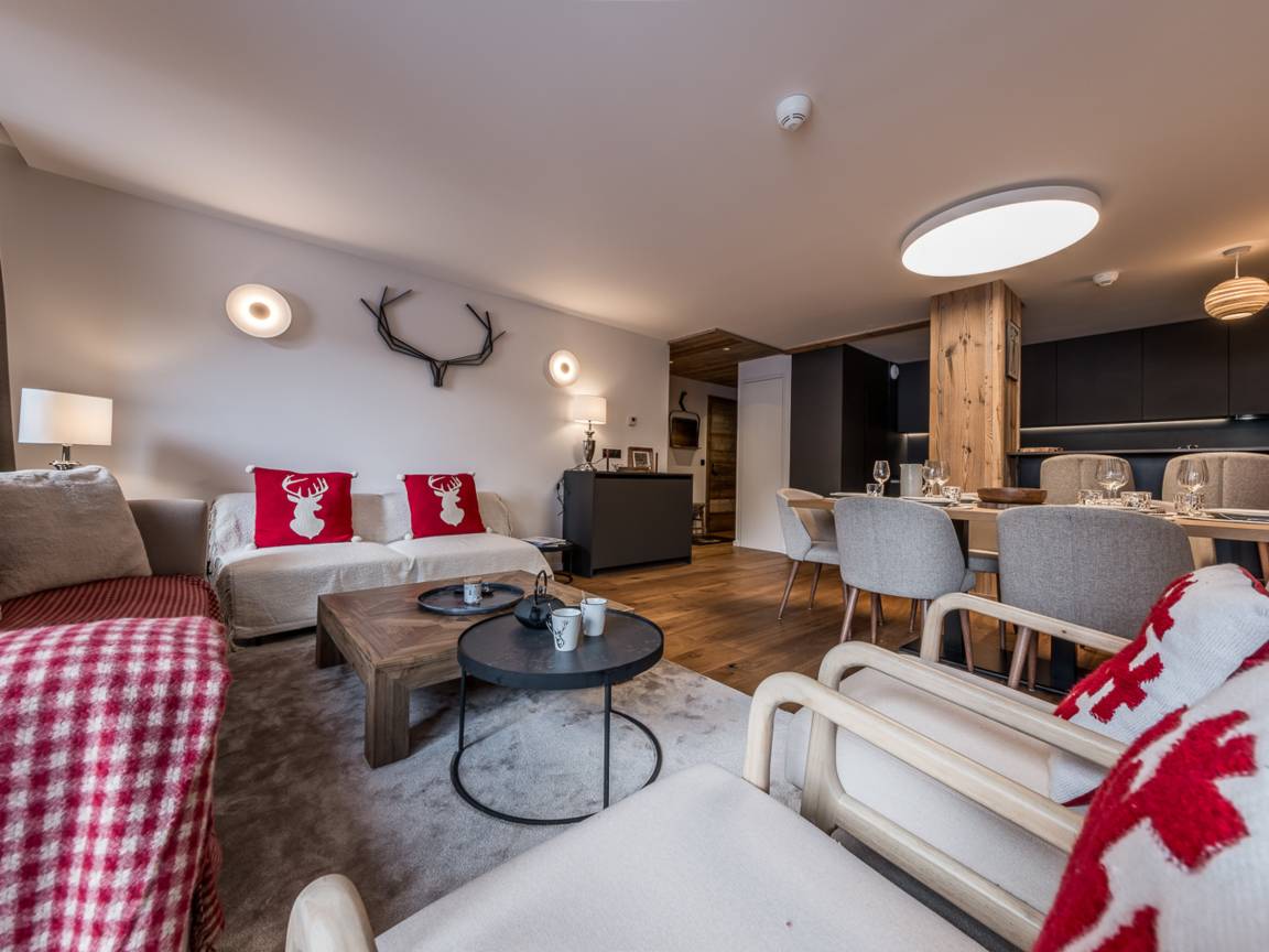 90 M² Apartment ∙ 3 Bedrooms ∙ 8 Guests - Courchevel 1850