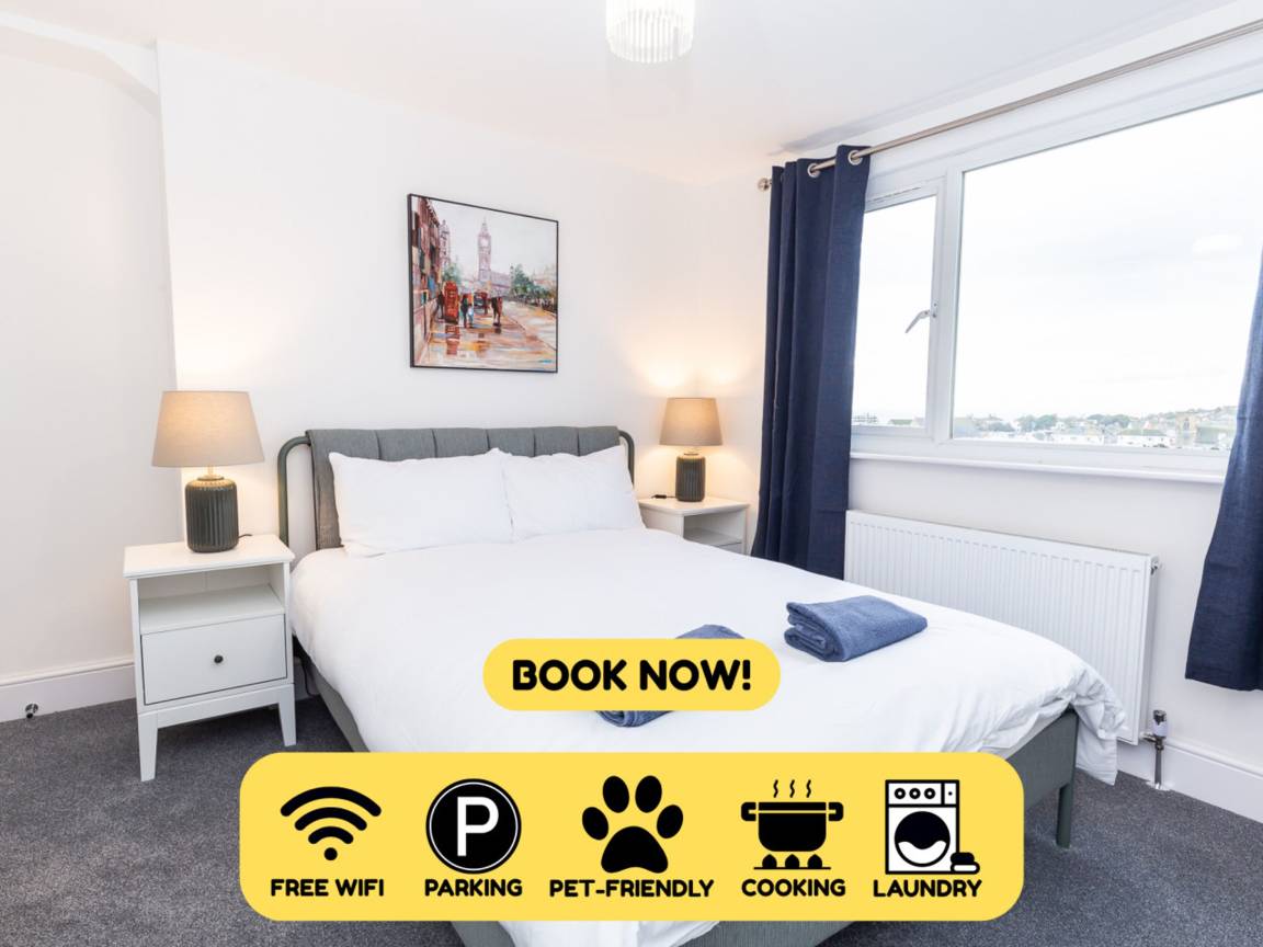 90 M² Appartement ∙ 1 Chambre ∙ 3 Personnes - Hastings