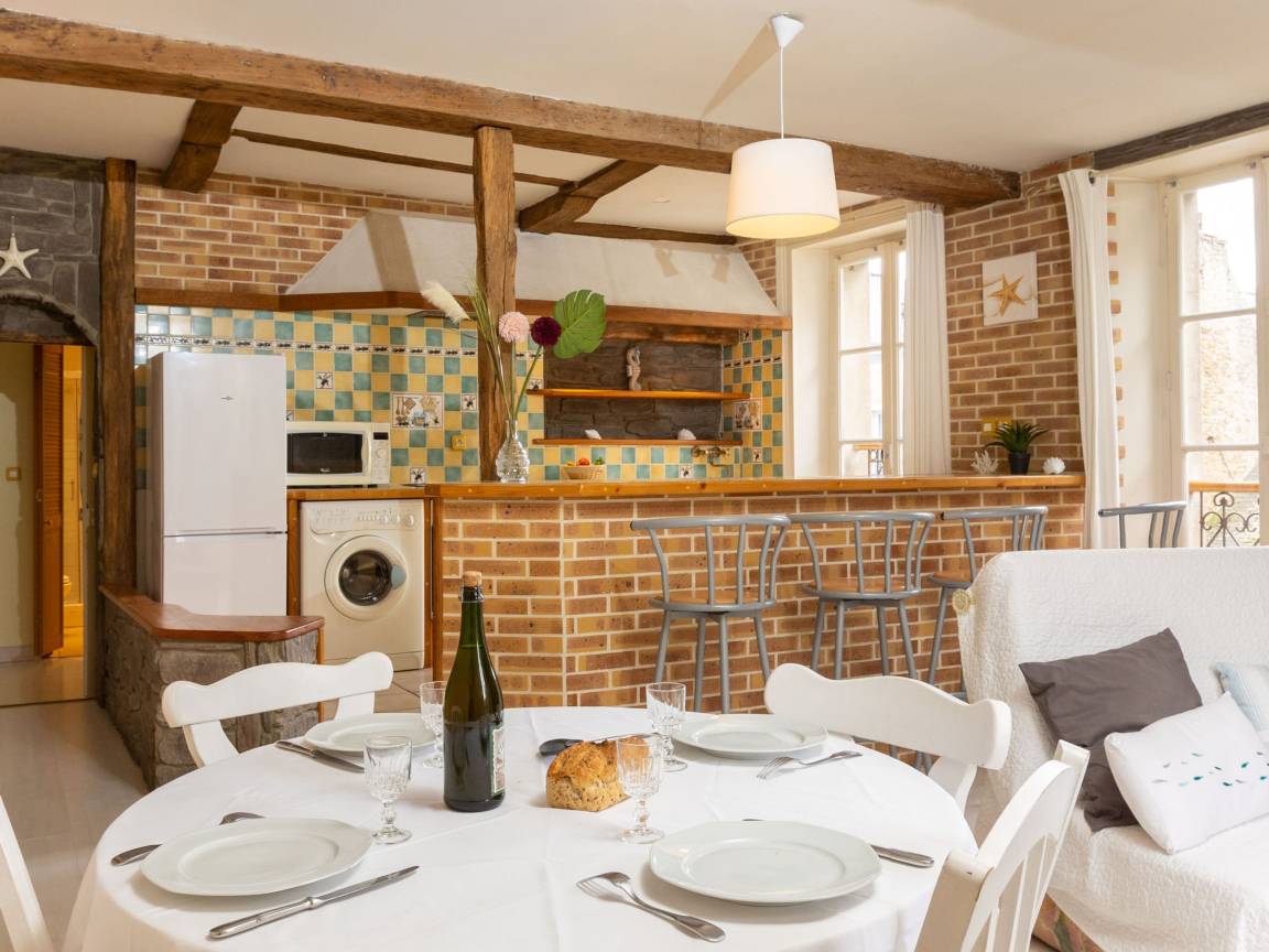 40 M² Apartamento ∙ 1 Habitación ∙ 4 Huéspedes - Miniac-Morvan
