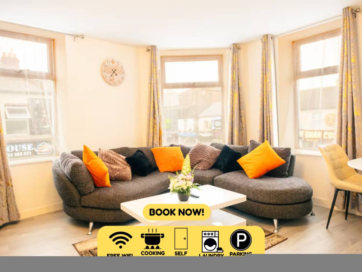70 M² Apartment ∙ 3 Bedrooms ∙ 6 Guests - Cardiff