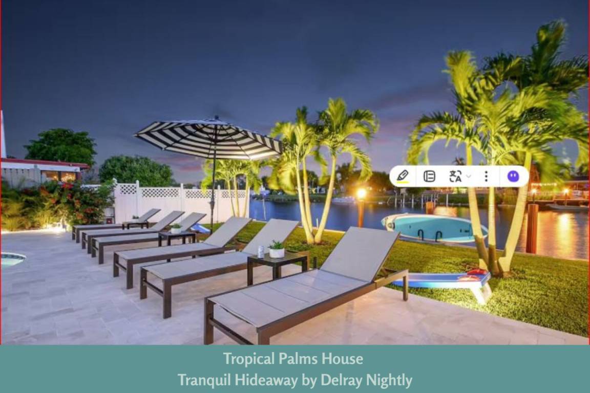 195 M² Casa ∙ 4 Habitaciones ∙ 10 Huéspedes - Delray Beach, FL