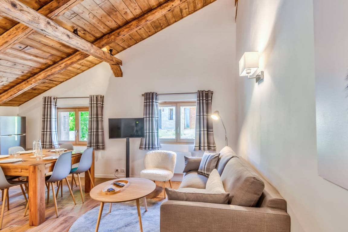 50 M² Ferienwohnung ∙ 2 Schlafzimmer ∙ 6 Gäste - Combloux