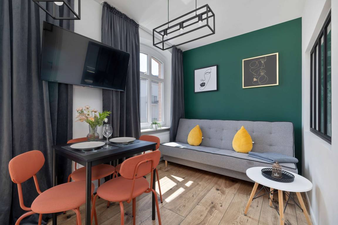 29 M² Apartamento ∙ 1 Habitación ∙ 3 Huéspedes - Katowice