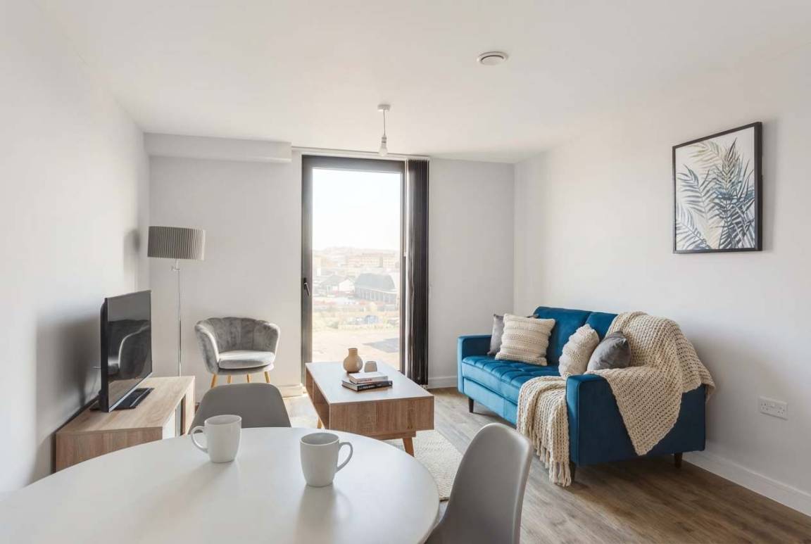 76 M² Apartment ∙ 2 Bedrooms ∙ 4 Guests - Birmingham