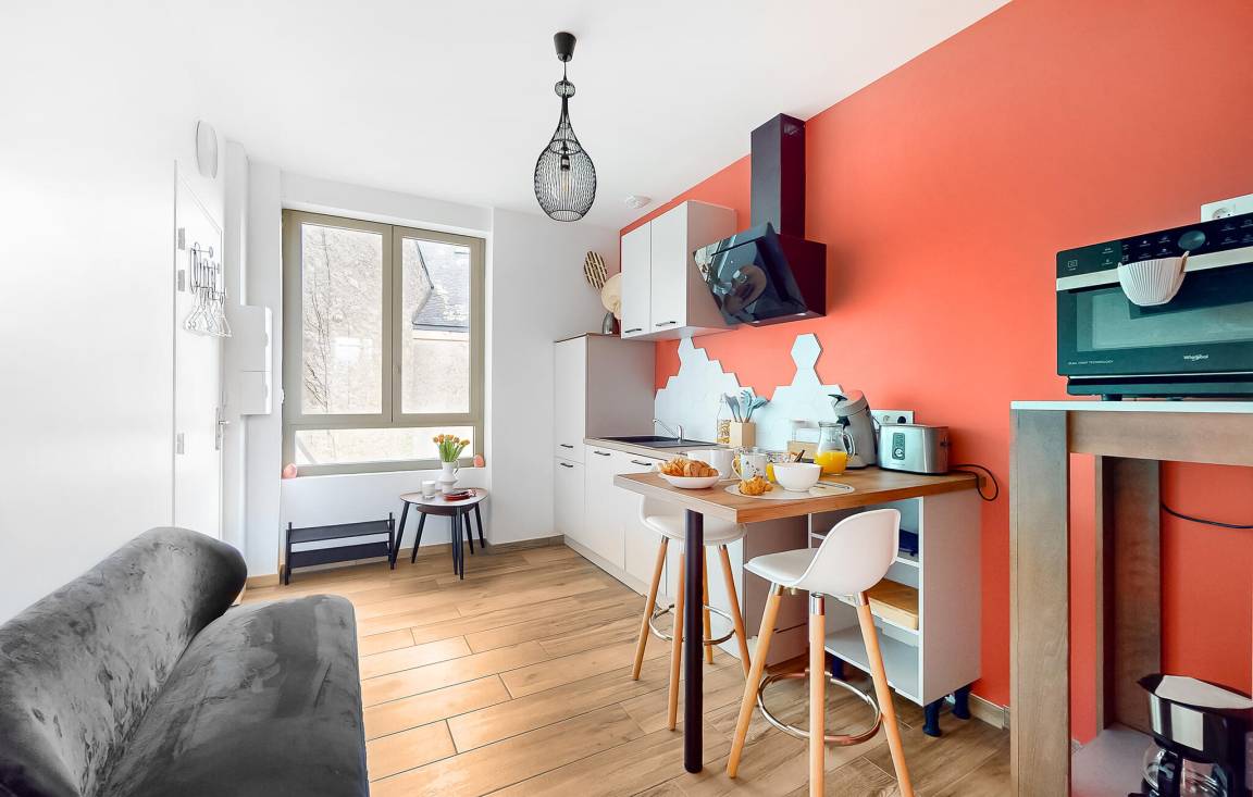23 M² Appartement ∙ 1 Slaapkamer ∙ 2 Gasten - Languidic