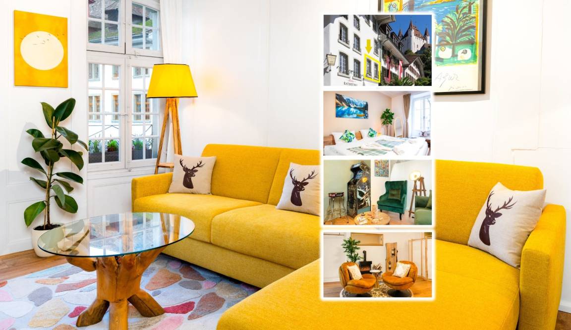 120 M² Appartement ∙ 3 Chambres ∙ 6 Personnes - Thoune