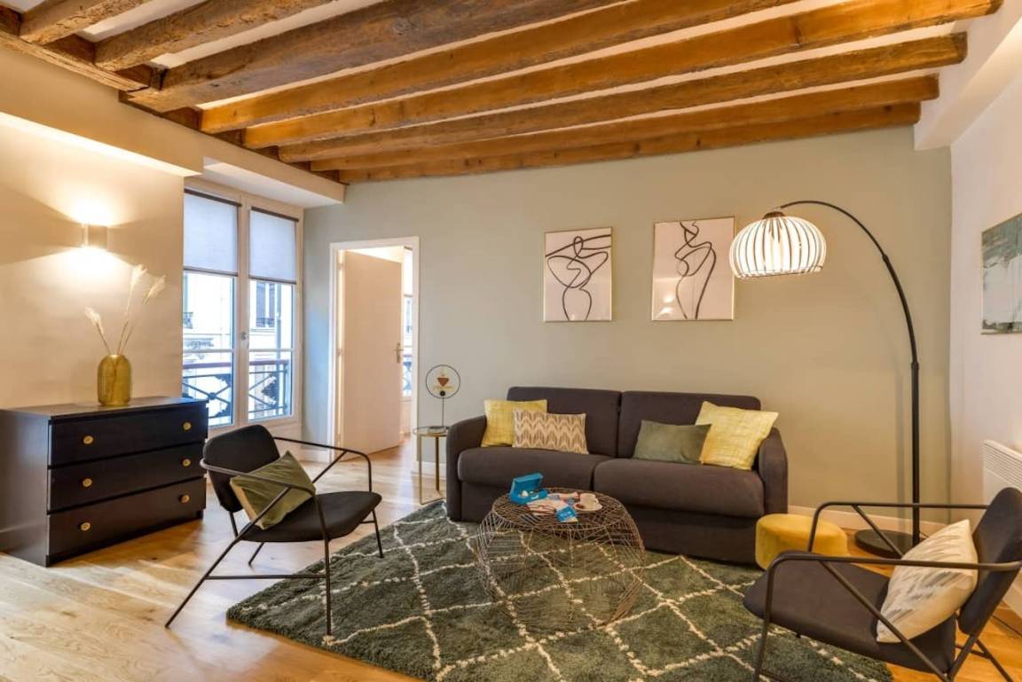 78 M² Appartement ∙ 3 Chambres ∙ 8 Personnes - Opéra Palais Garnier